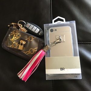 bp | Accessories | Bp Fits Iphone 78 W Pink Tassel Bnib | Poshmark